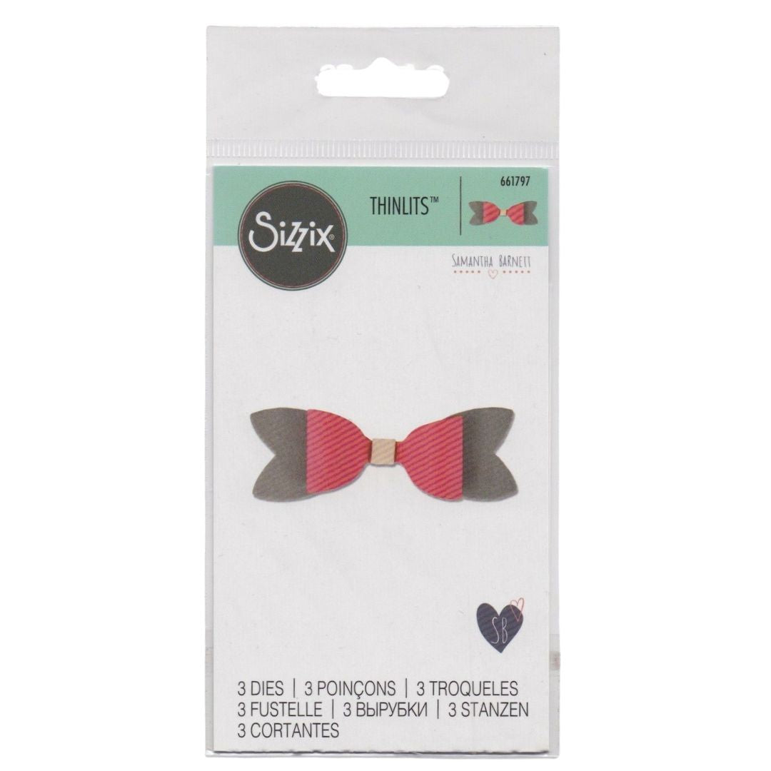 Sizzix Thinlits Cutting Die Tiny Bow Mini 8208