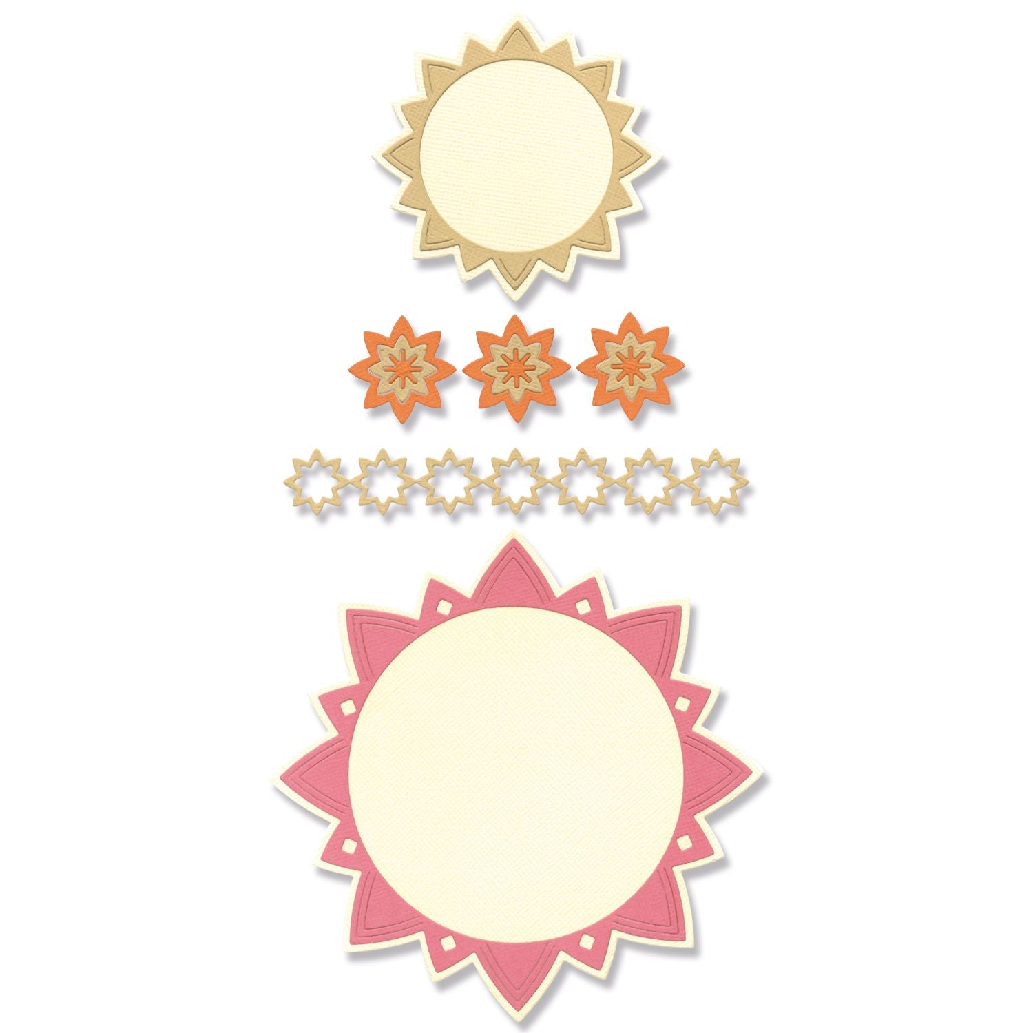 Sizzix Thinlits Die Set 10PK - Geo Frames & Borders by Lisa Jones