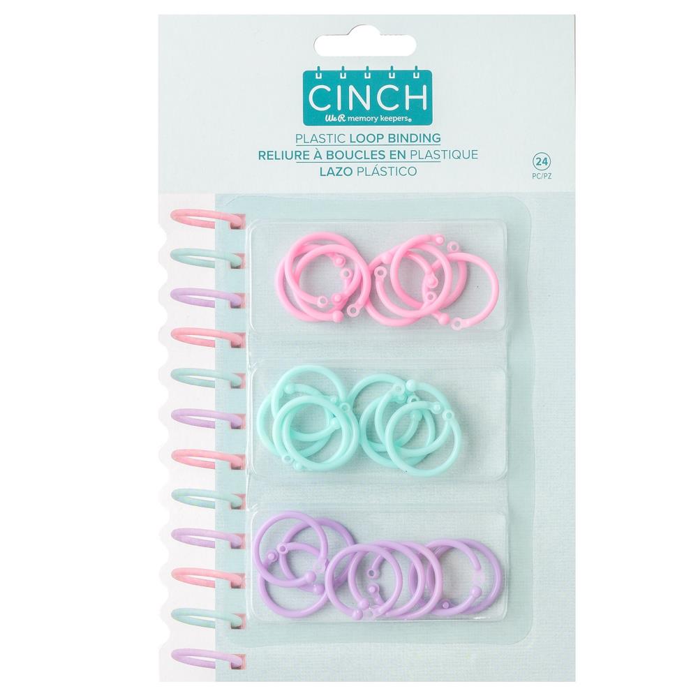 We R Memory Keepers Cinch Plastic Loop Binding 24/Pkg