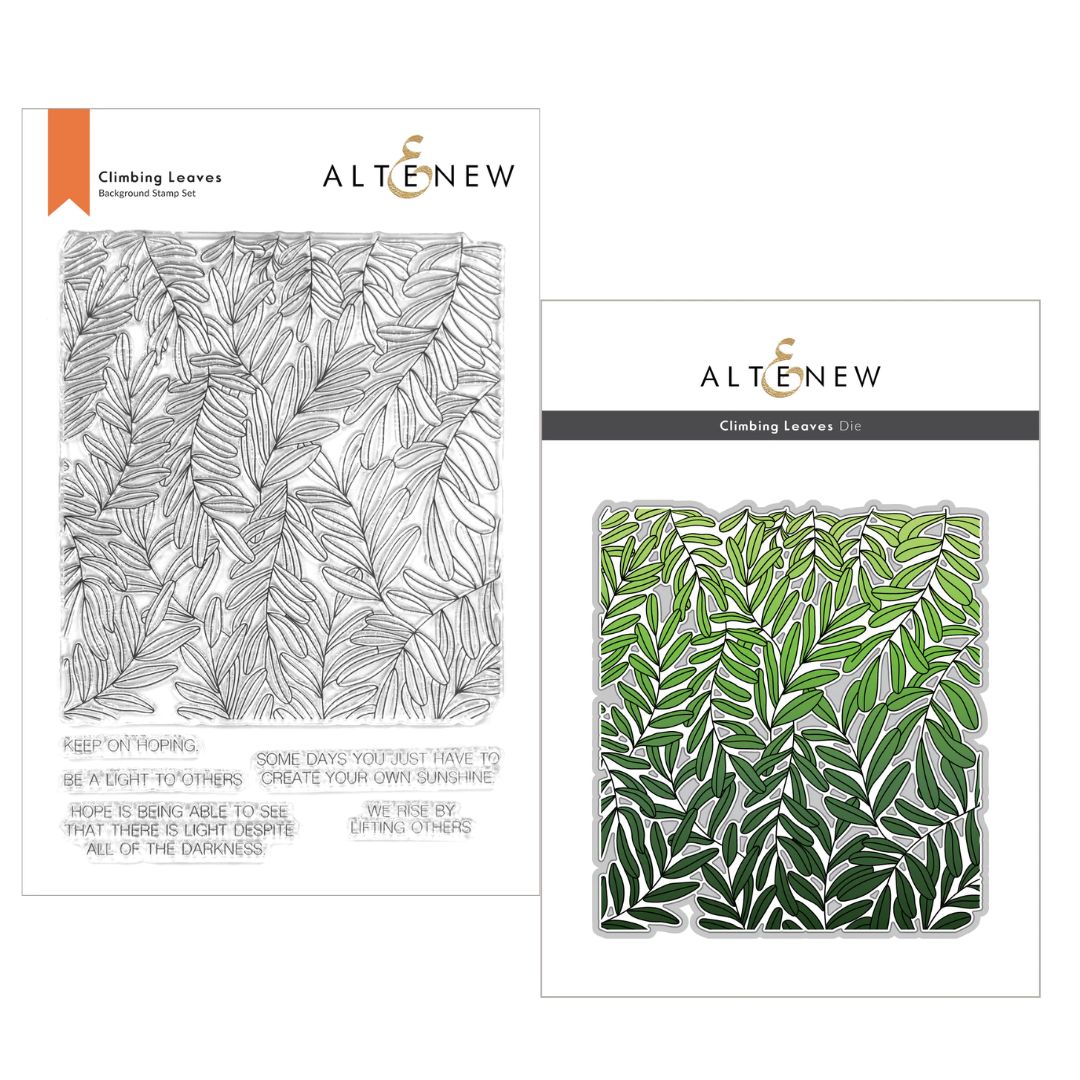 Altenew Climbing Leaves Stamp & Die Bundle