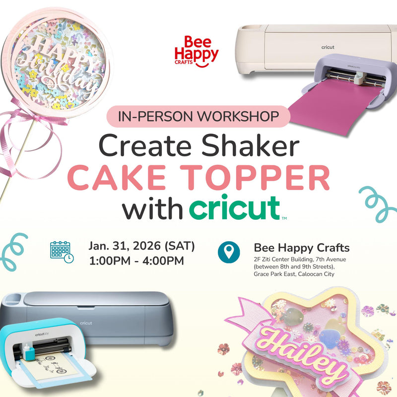 Create Shaker Cake Toppers with Cricut (In-Store Workshop)