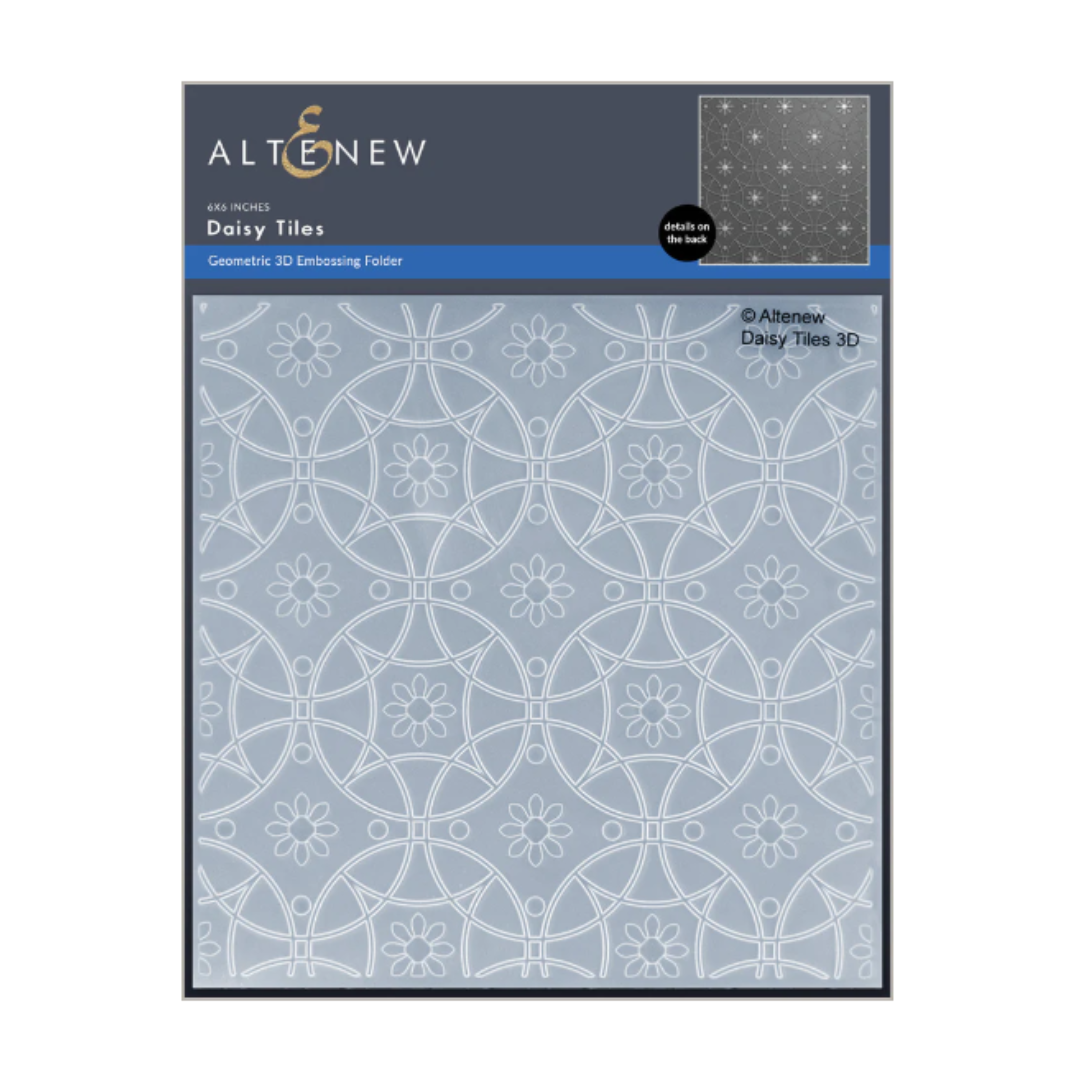 Daisy Tiles 3D Embossing Folder