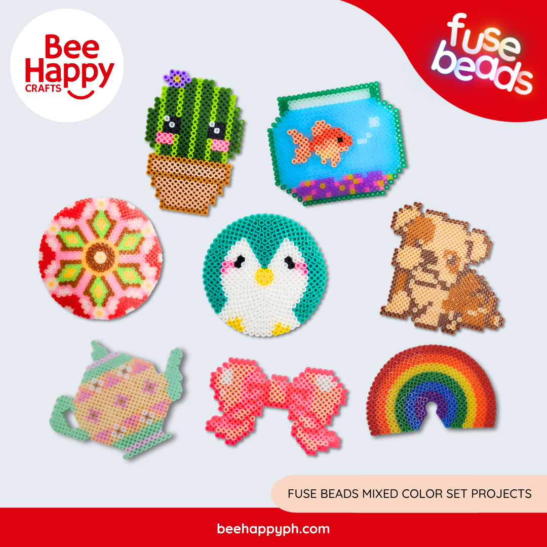 Kindli Fuse Beads Expansion Sets (12 & 24 colors) By Bee Happy
