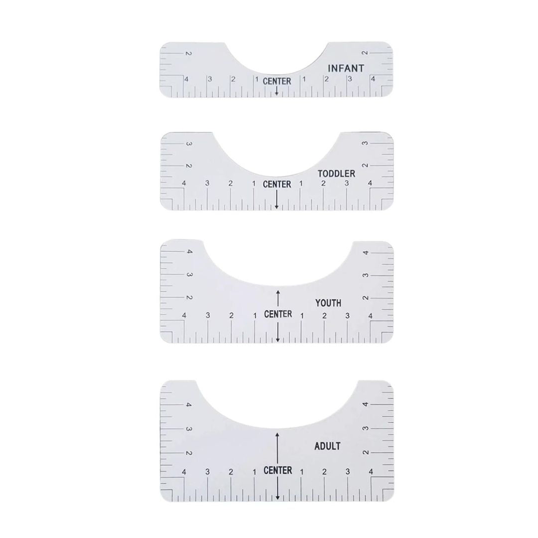 Bee Happy 4-in-1 T-shirt Ruler Vinyl Alignment Guide