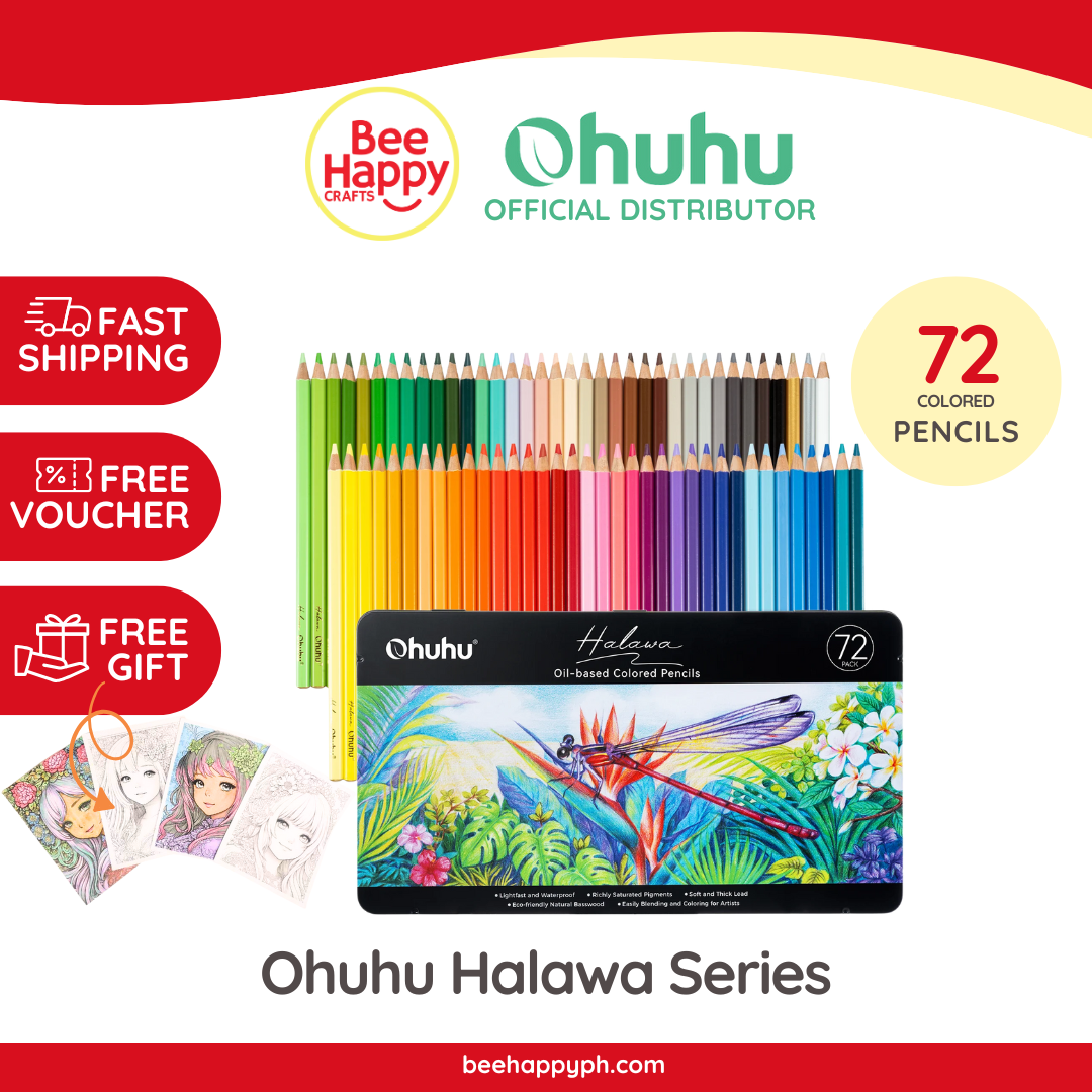 Ohuhu Halawa Series 72 Colors Oil-based Colored Pencils Y30-80200-08