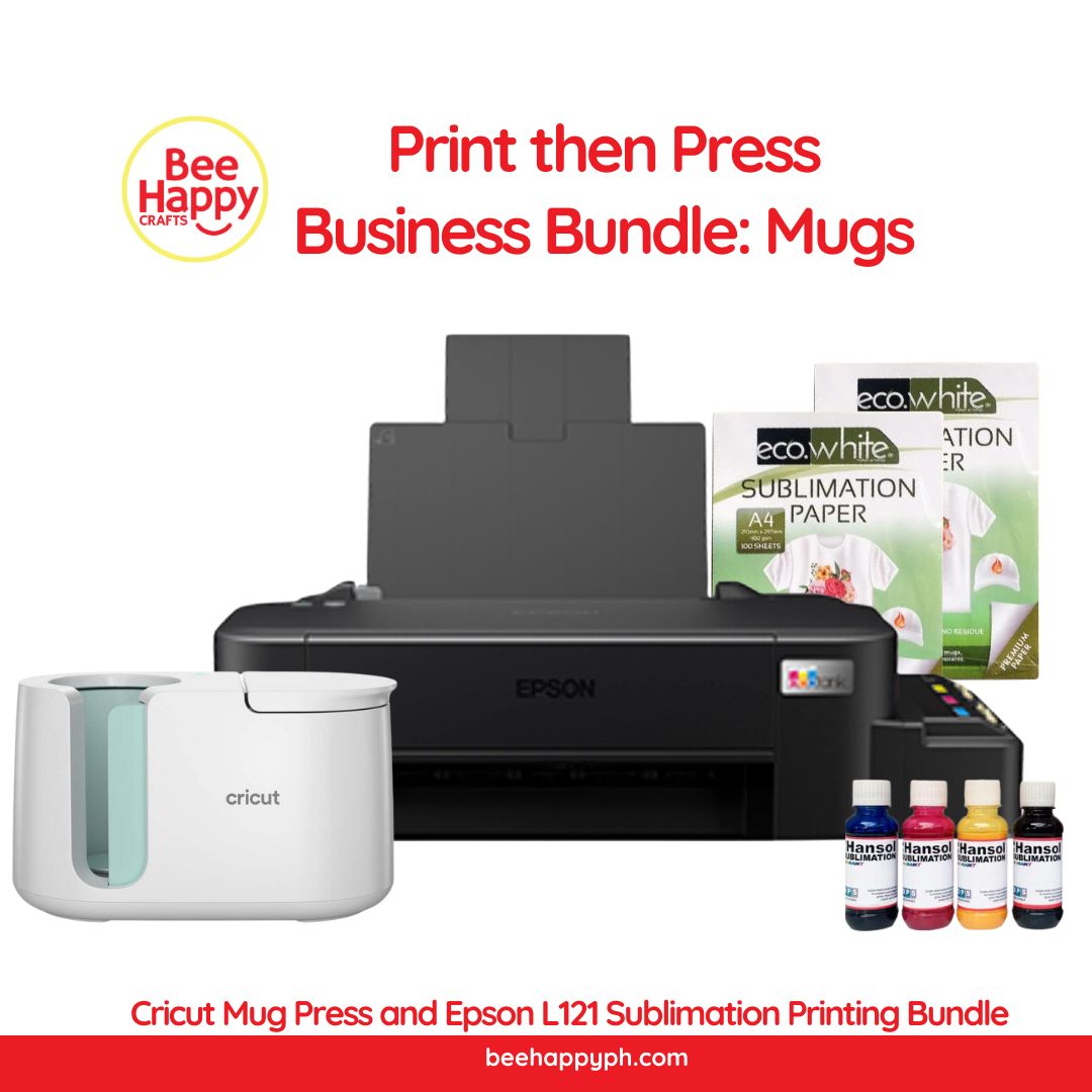 Print then Press Business Bundle: Mugs - Cricut Mug Press and Epson L1
