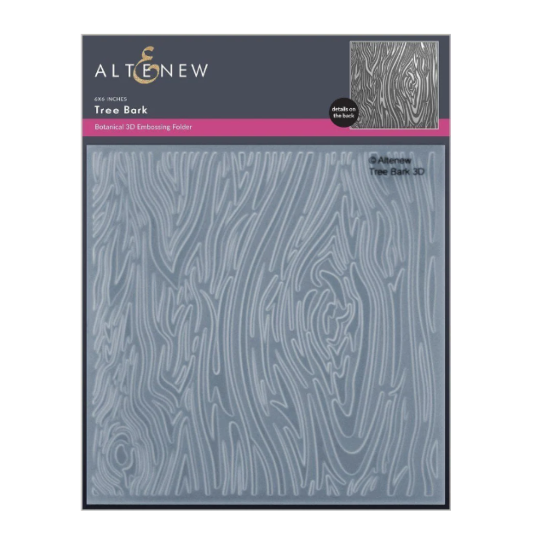 Tree Bark 3D Embossing Folder