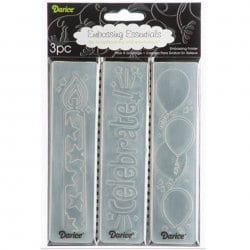 Darice Embossing Folder Birthday 3 Pack