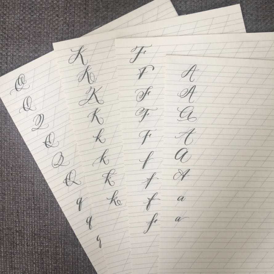 The Craft Central Alphabet Scribble Pad