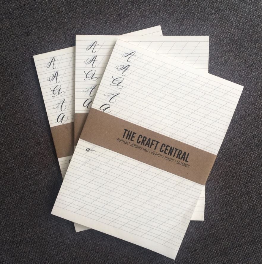 The Craft Central Alphabet Scribble Pad