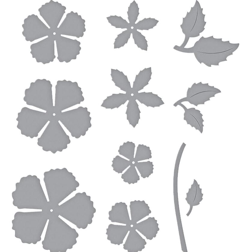 Spellbinders Blooming Rose Shapeabilities Dies