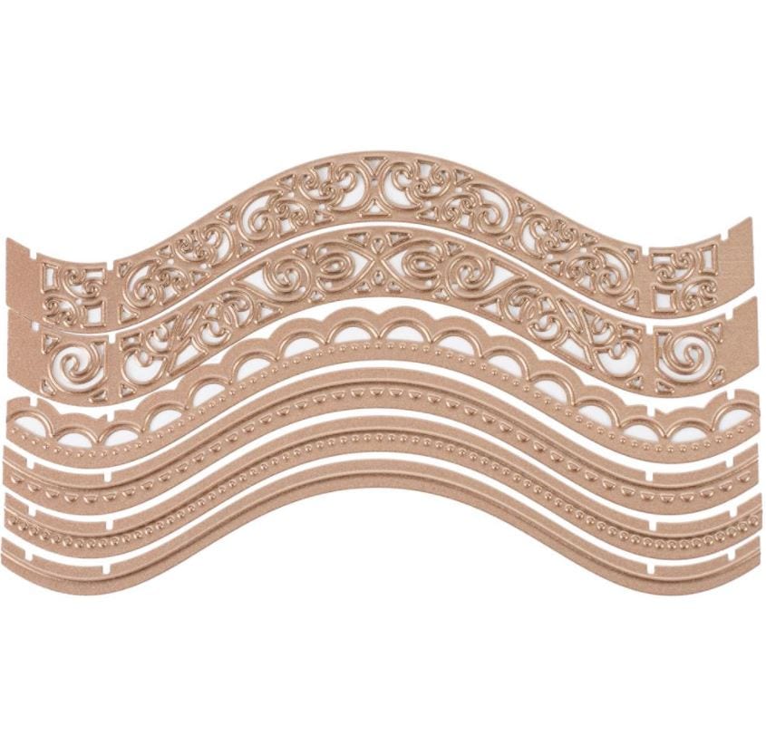 Spellbinders Curved Borders 2 Borderabilities Card Creator Dies