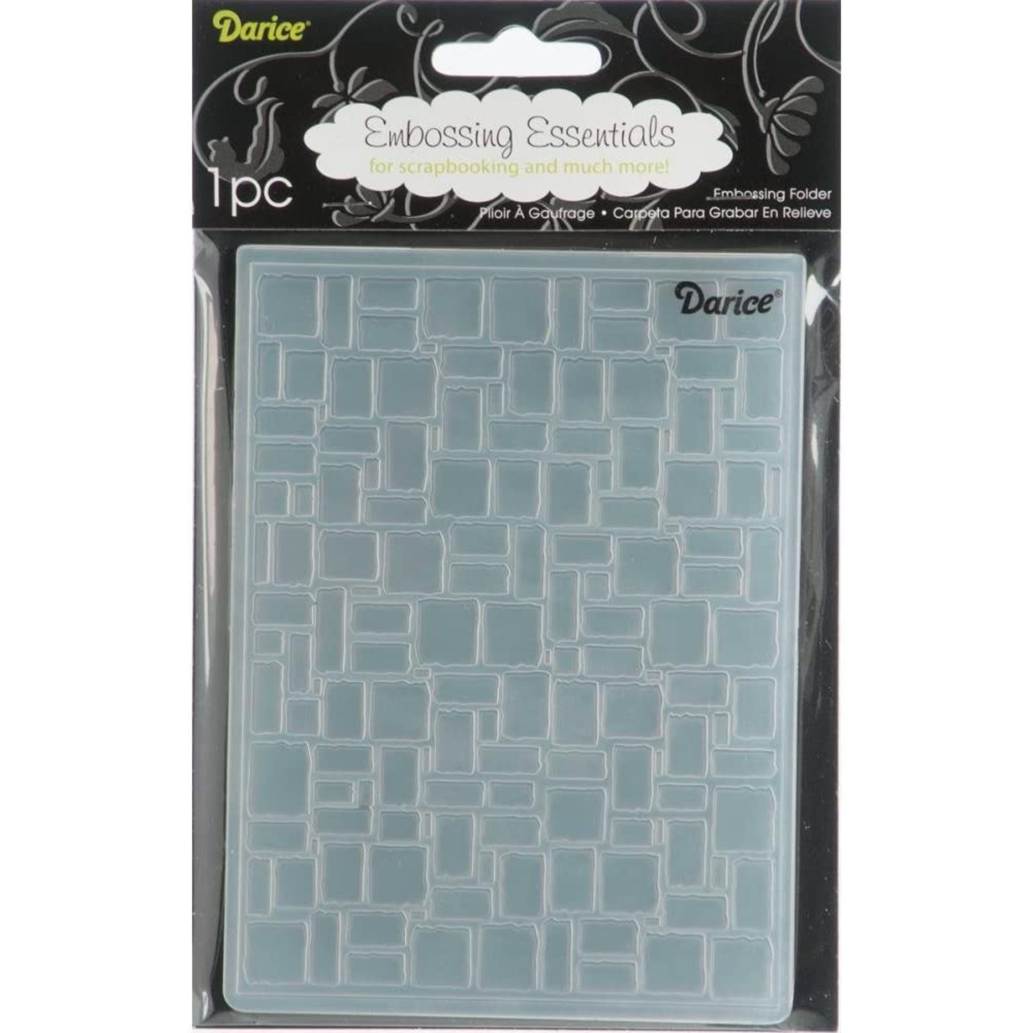 Darice Brick Wall Embossing Folder