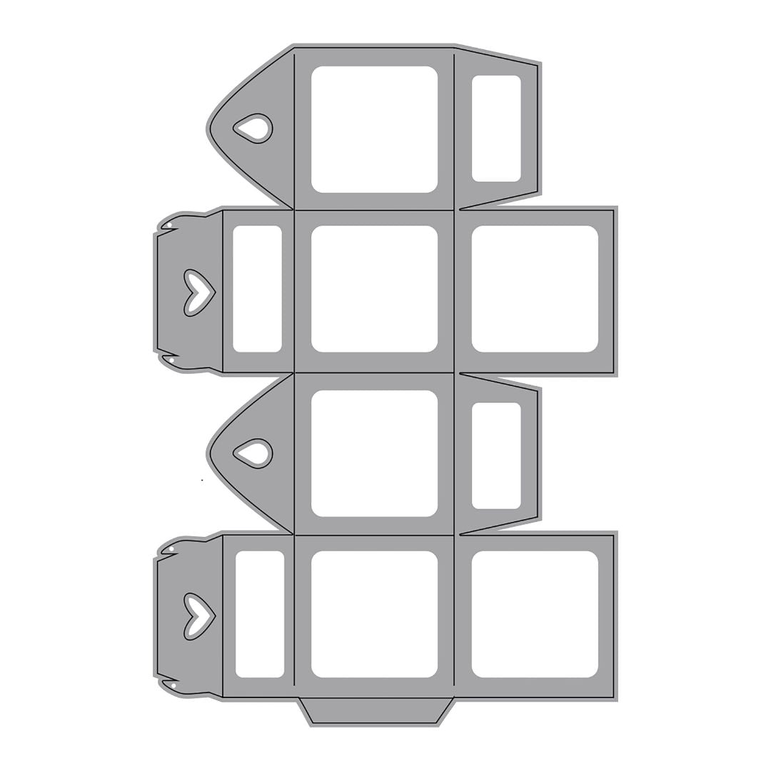 Elizabeth Craft Metal Die-A Way With Words-Gable Box