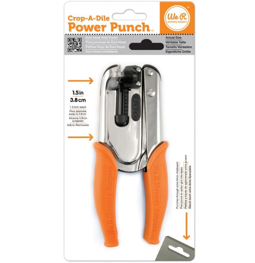 We R Memory Keepers Euro Hook Power Punch Crop-a-dile