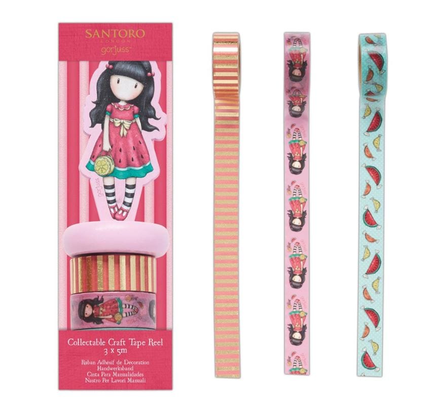 Gorjuss Every Summer Has a Story Craft Tape Reel Santoro Washi Tape 3