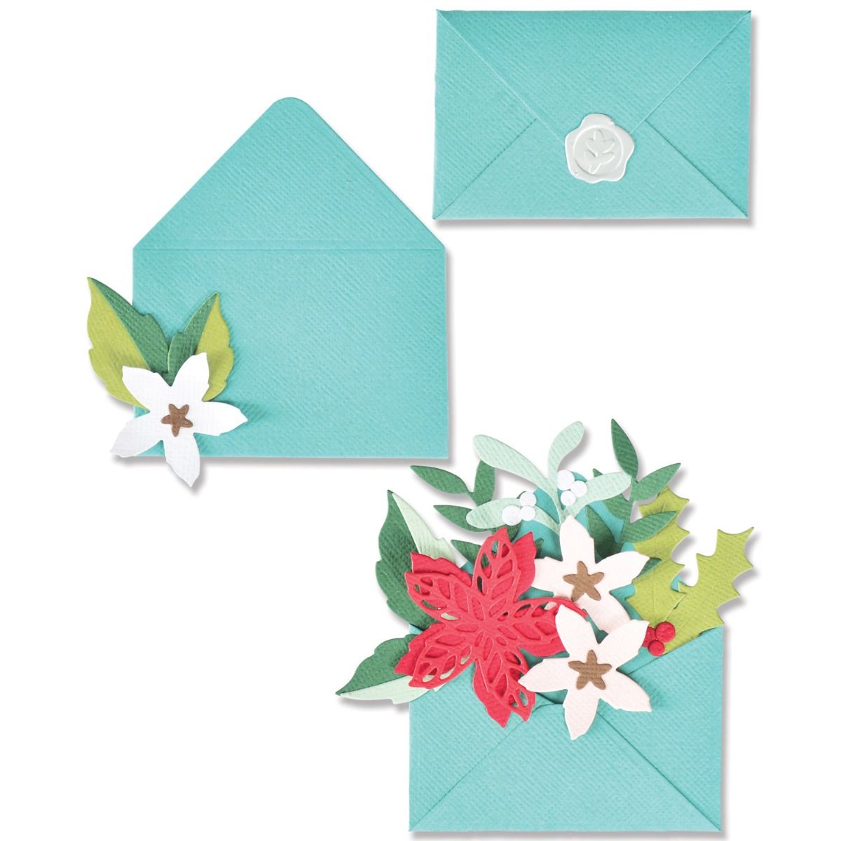 Sizzix Festive Envelope Thinlits Die Set 13PK