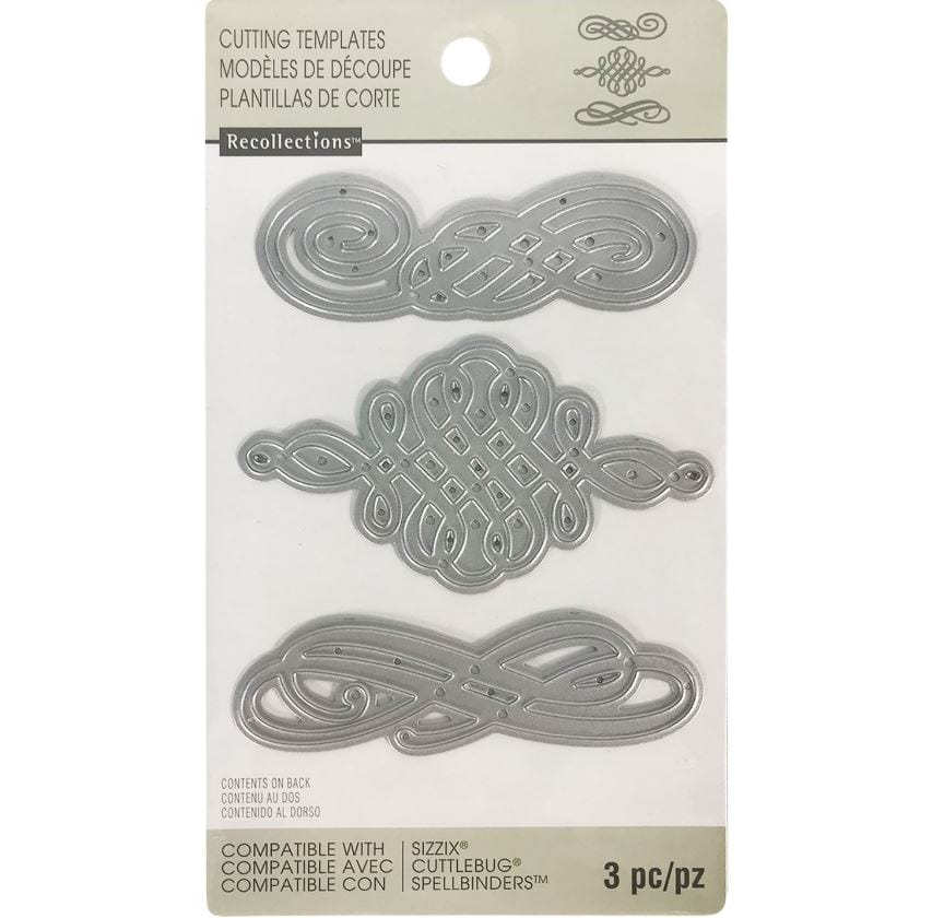 Recollections Fancy Scrolls Cutting Dies