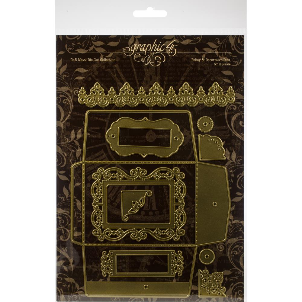 Graphic 45 Policy & Decorative Staples Dies