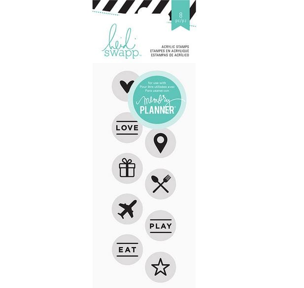 Heidi Swapp Circle Icons Stamps