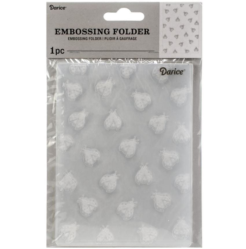 Darice Ladybugs Embossing Folder