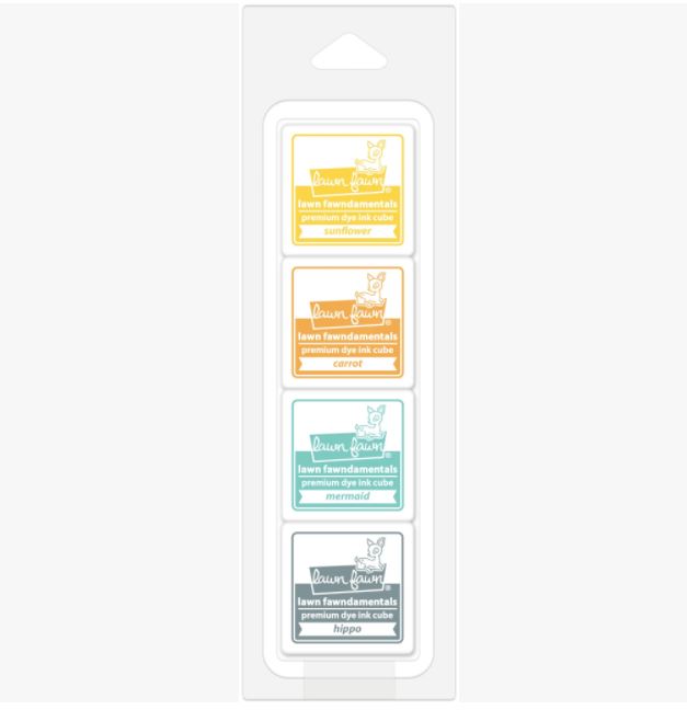 Lawn Fawn Tropical Island Ink Cube Pack (Dye Based Ink) Fundamentals