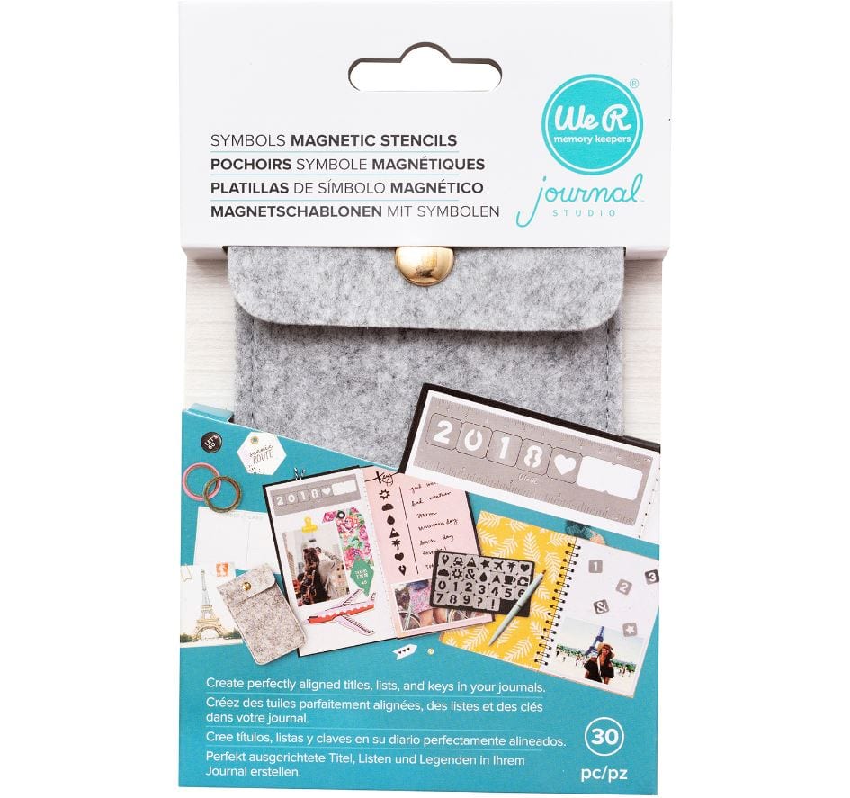 We R Memory Keepers Magnetic Symbol Stencils Journal Studio