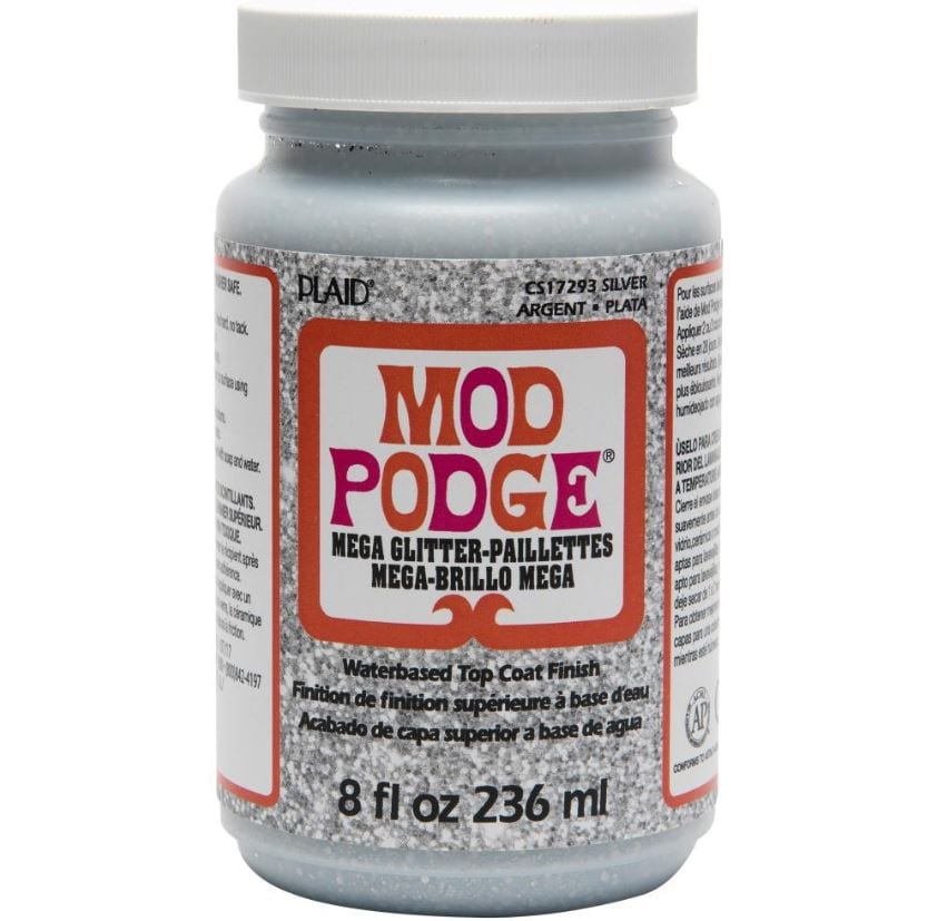 Mod Podge Silver Mega Glitter