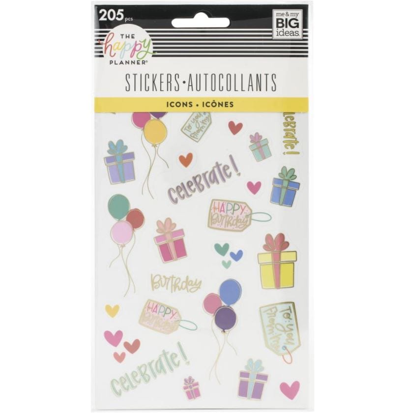 Me And My Big Ideas Mini Icons Planner Stickers 205 Stickers