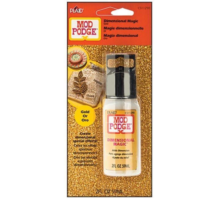 Mod Podge Gold Glitter Dimensional Magic 2oz