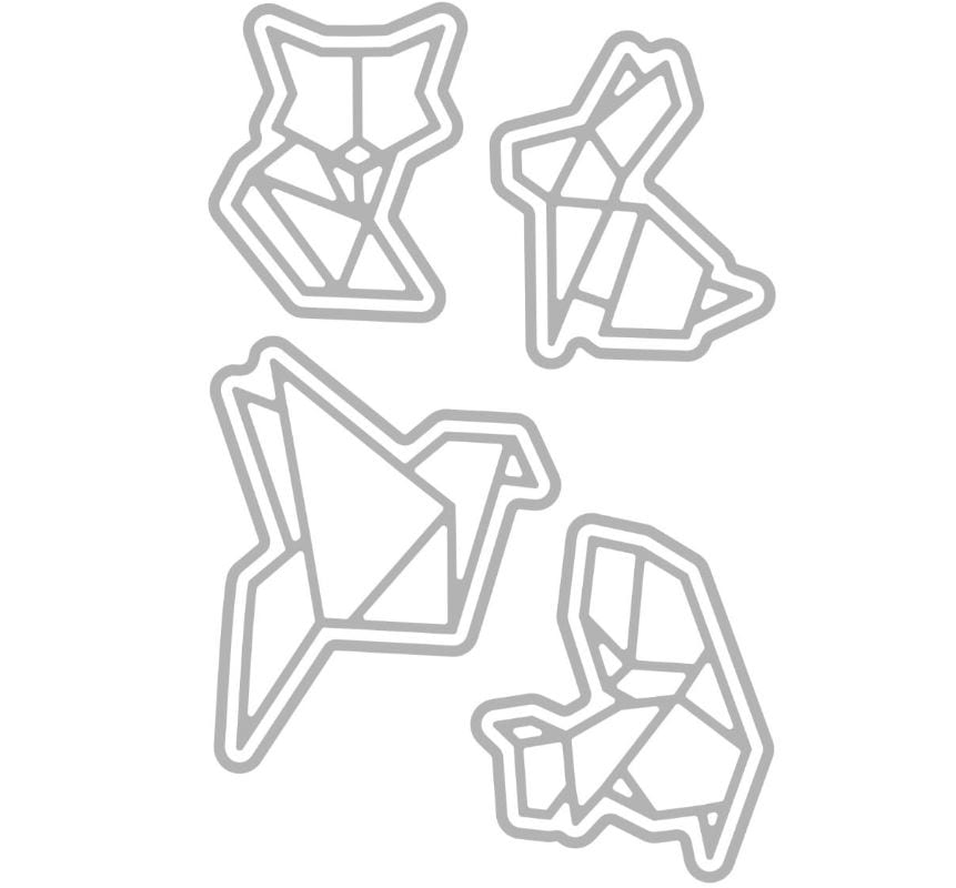Sizzix Origami Style Animal Thinlits Die