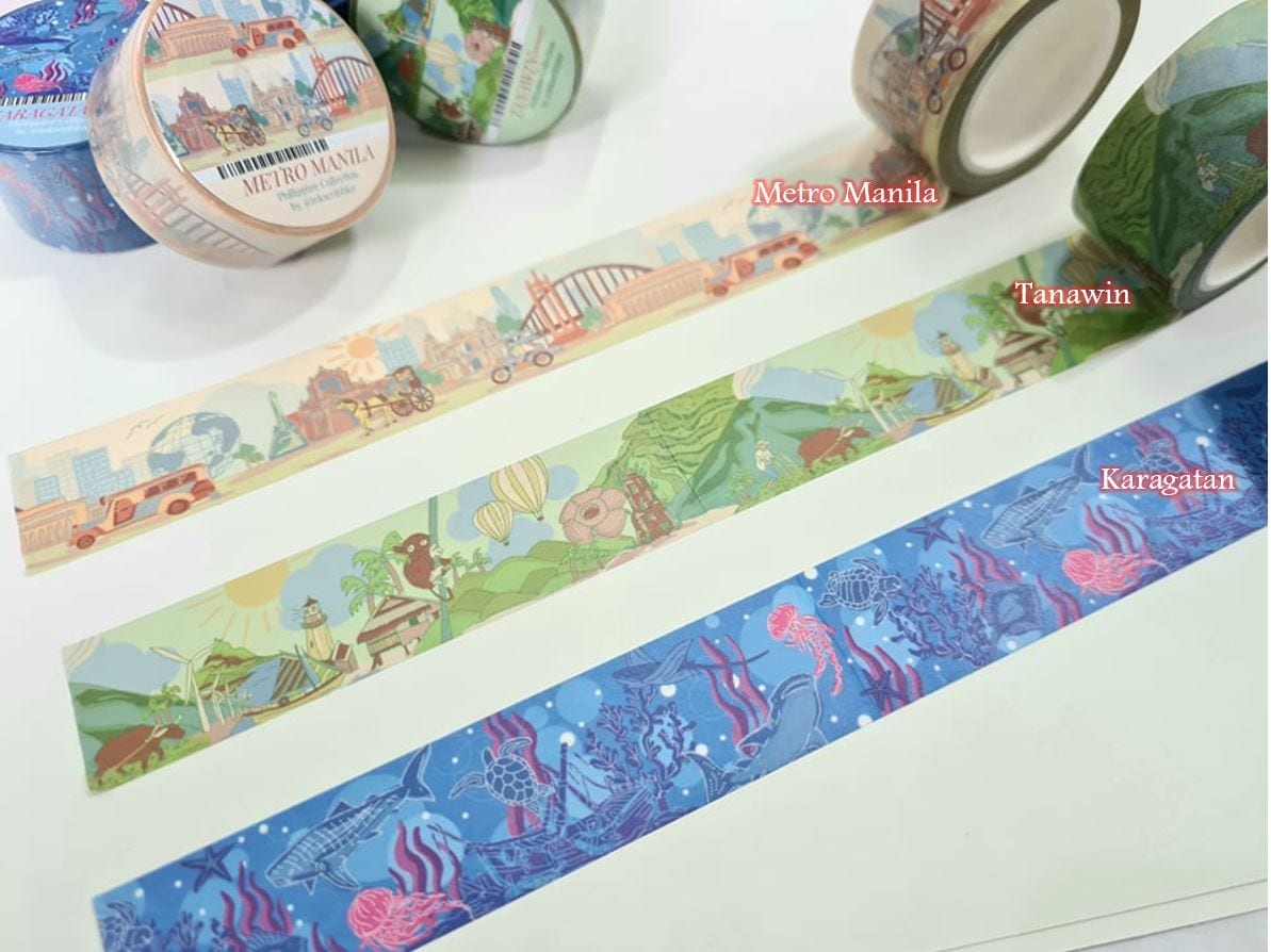 Ink Scribbler Philippine Scenery Washi Tapes