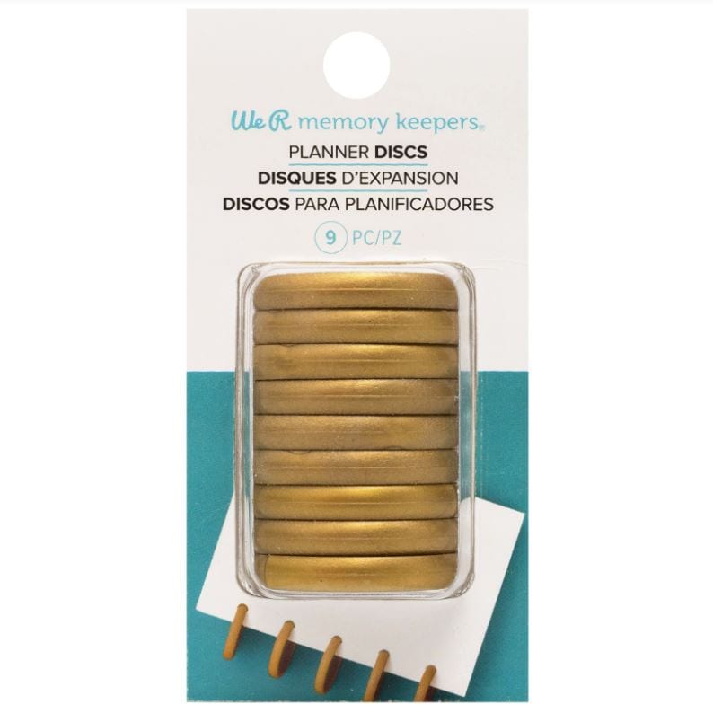 We R Memory Keepers 1.25 Planner Disc Gold - Crop-a-Dile