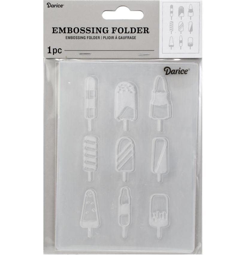 Darice Popsicles Embossing Folder