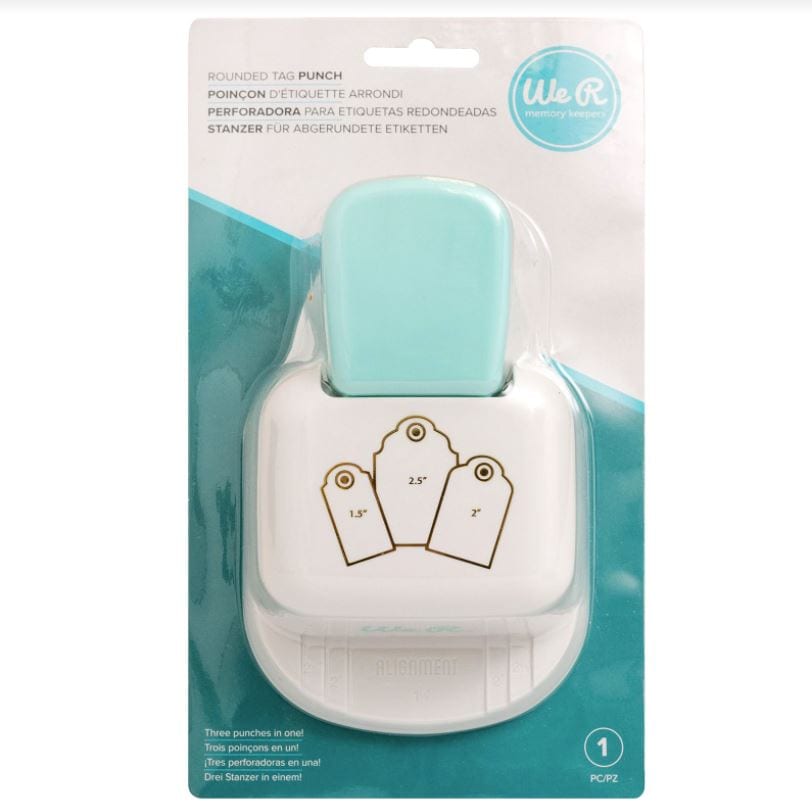 We R Memory Keepers 3-in-1 Rounded Tag Punch