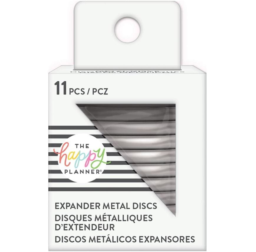 Me and My Big Ideas Silver Happy Planner Big Metal Expander Discs 11/P