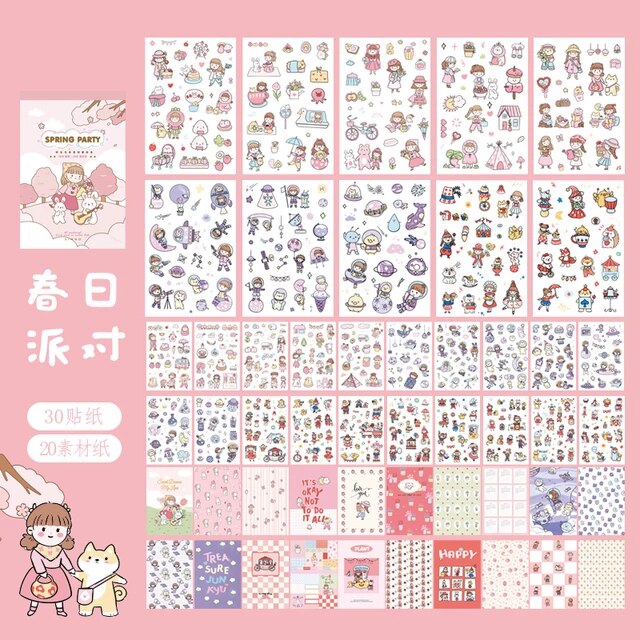 Simno Cold Spring Party Sticker Book