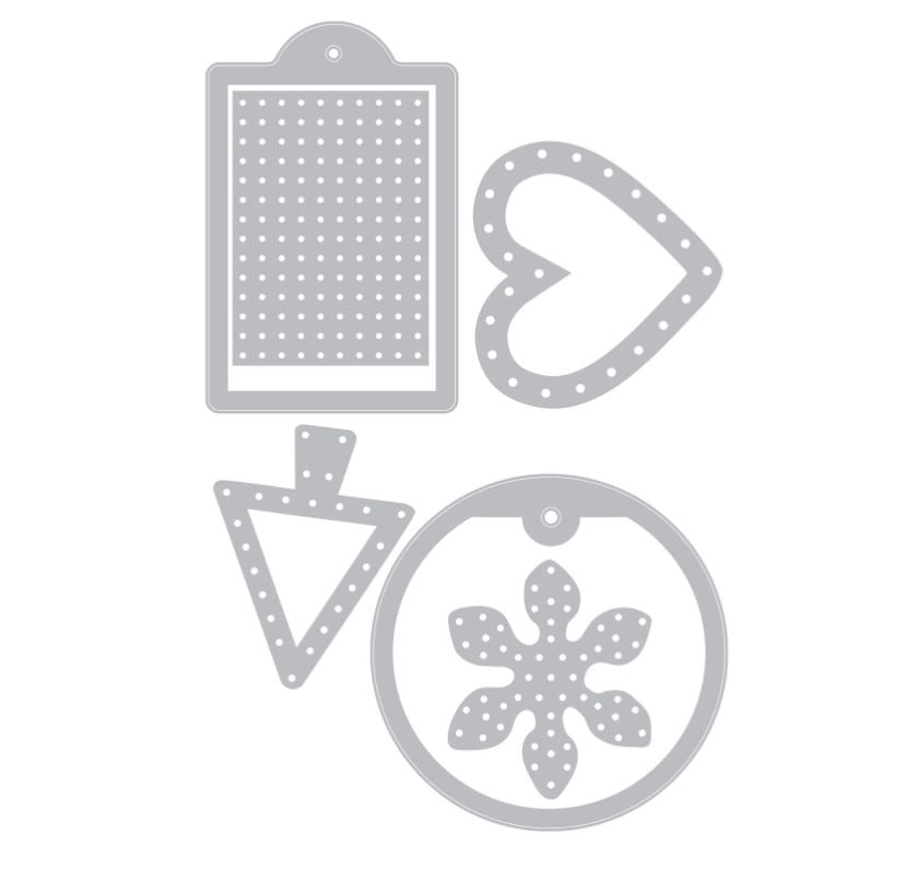 Sizzix Stitched Tags Thinlits Die Set 6PK by Josh Griffiths