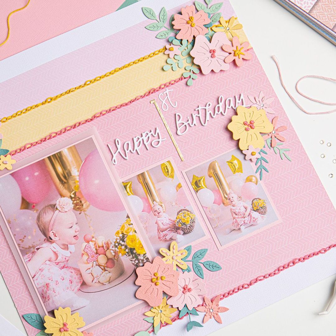 Sizzix Thinlits Die Set 15PK - Floral Cluster