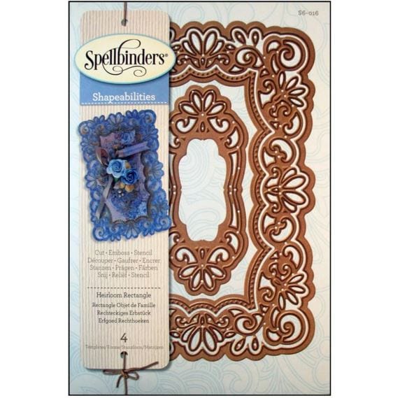 Spellbinders Die Shapeabilities Victorian Heirloom Rectangle