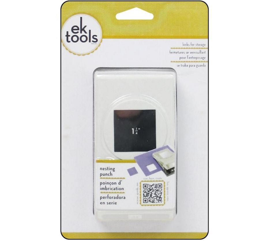 EK Success 1 1/4" Square EK Paper ShapersÂ® Punch