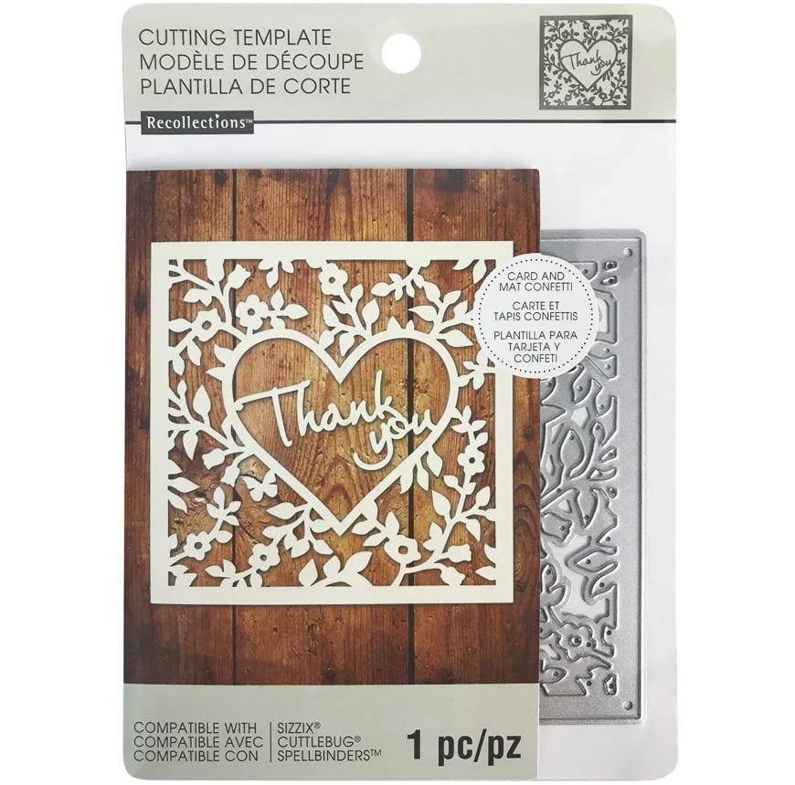 Recollections Thank You Cutting Template Die