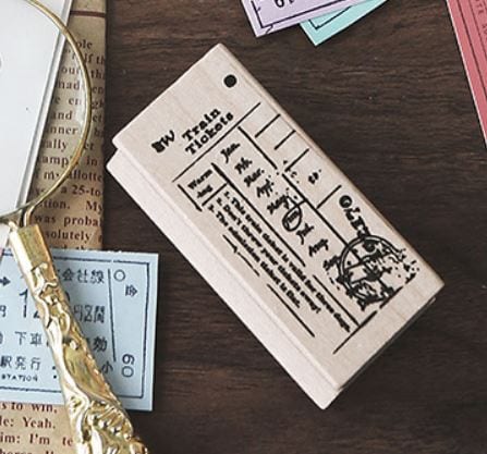 Train and Bus Ticket Stamps
