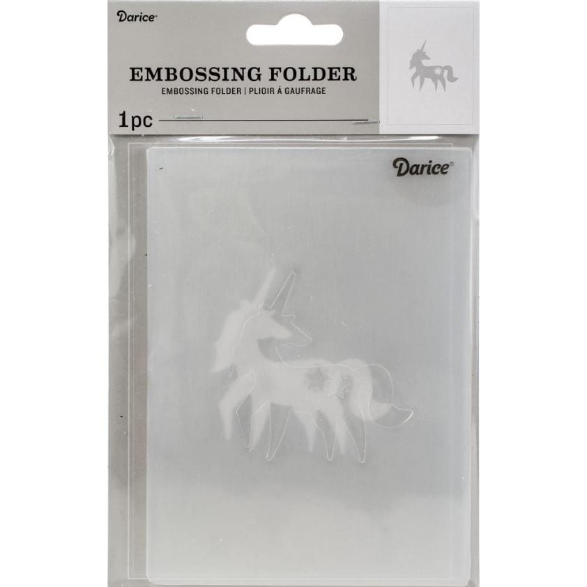 Darice Unicorn Embossing Folder