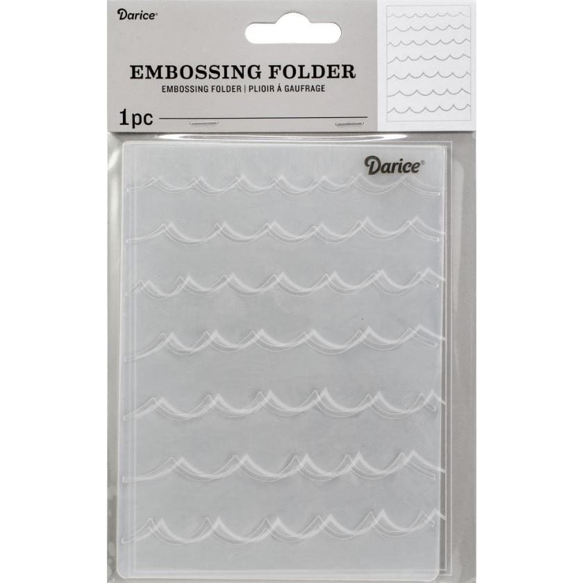 Darice Waves Embossing Folder