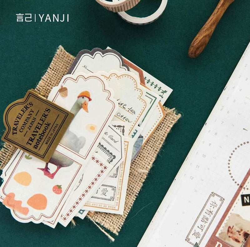 Yanji Paper Border - Tags and Labels Pad 35 Sheets