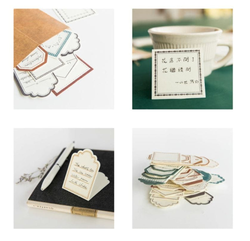 Yanji Paper Border - Tags and Labels Pad 35 Sheets