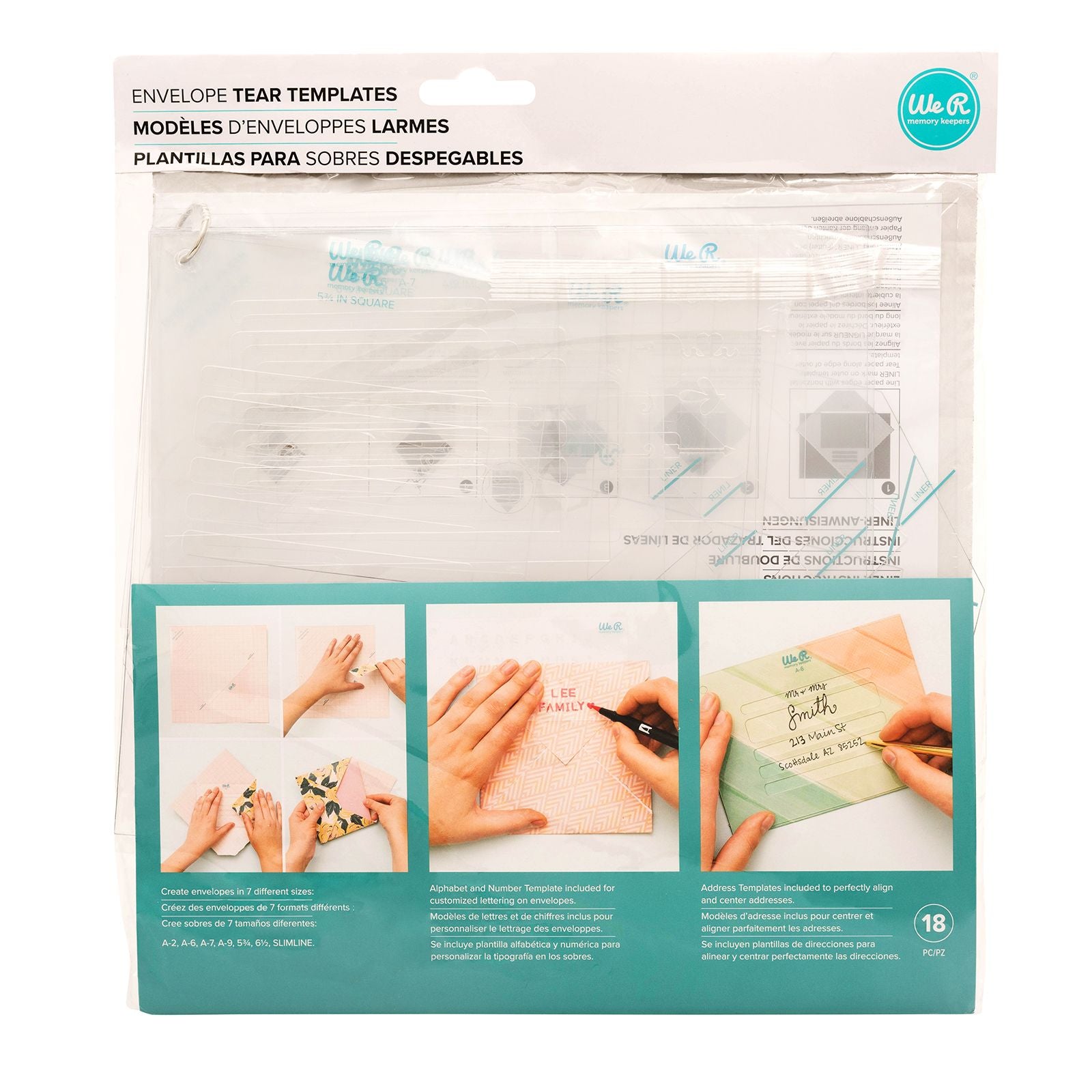 We R Memory Keepers Envelope Tear Templates (18 pieces)