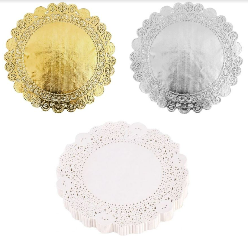 12" Paper Doilies - Elegant (50pcs)