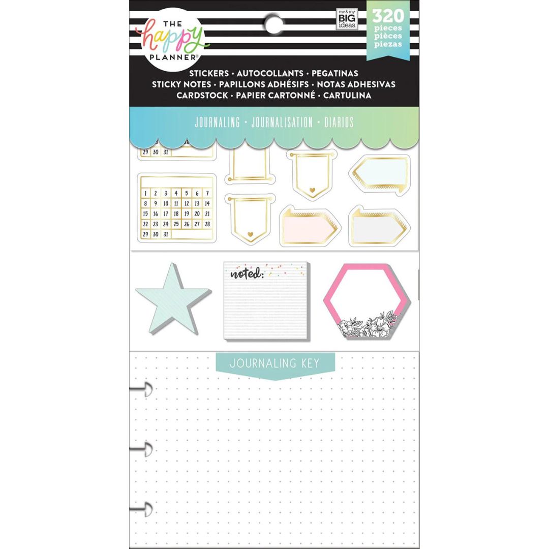 Journaling Happy Planner Multi Accessory Pack - Sticky Notes/Sticker/C